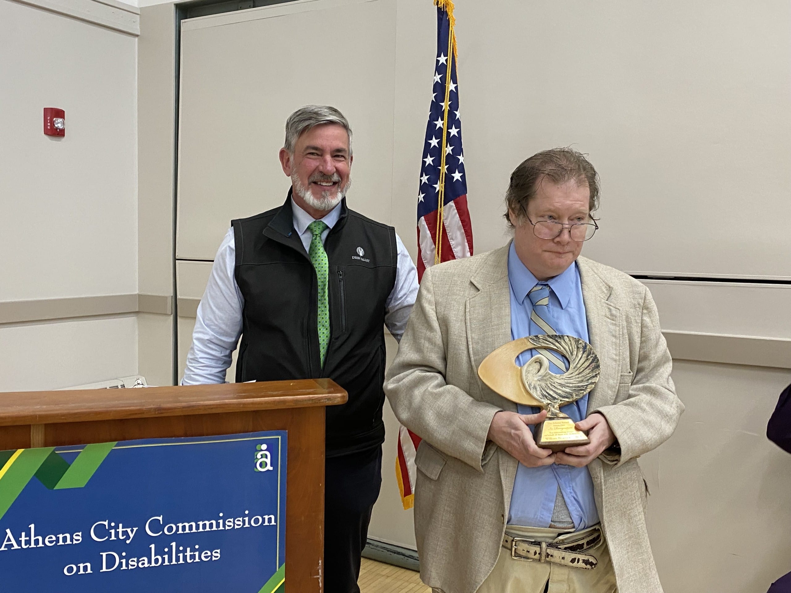 Billy Peacock honored with Athena Award – Athens County Independent