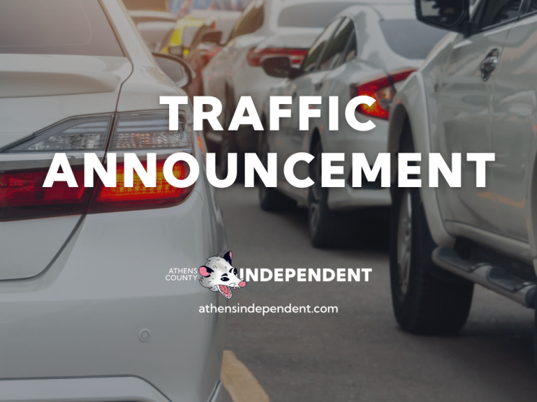 Ongoing traffic in Athens County: week of June 16, 2026 – Athens County ...