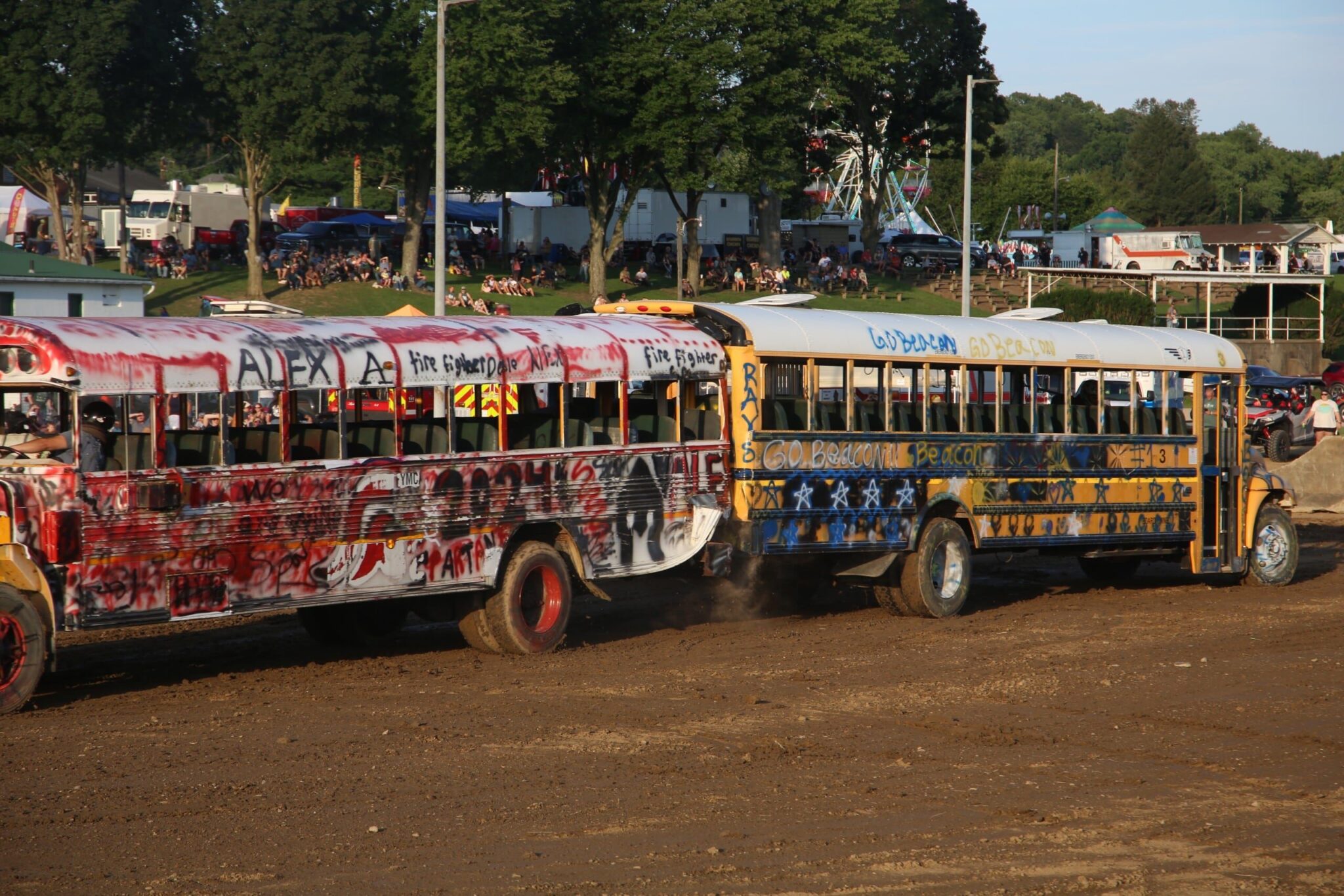 Photo gallery: 2025 Athens County Fair School Bus Demolition Derby ...